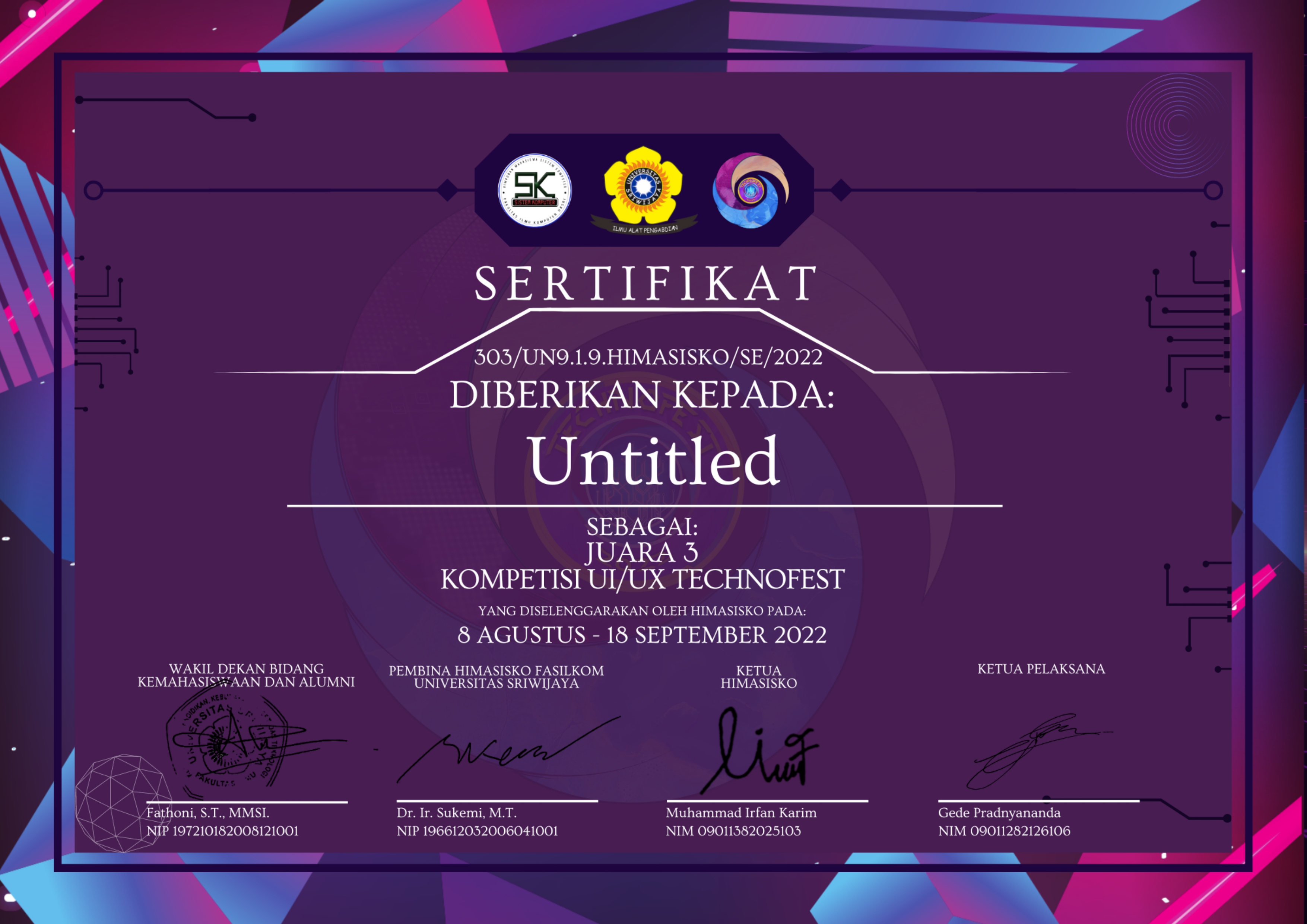 Zainudin - UI/UX Designer